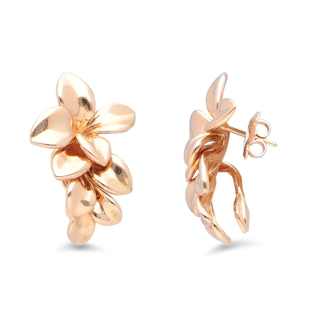 Orecchini collezione Giardini Segreti in oro rosso - PASQUALE BRUNI ...
