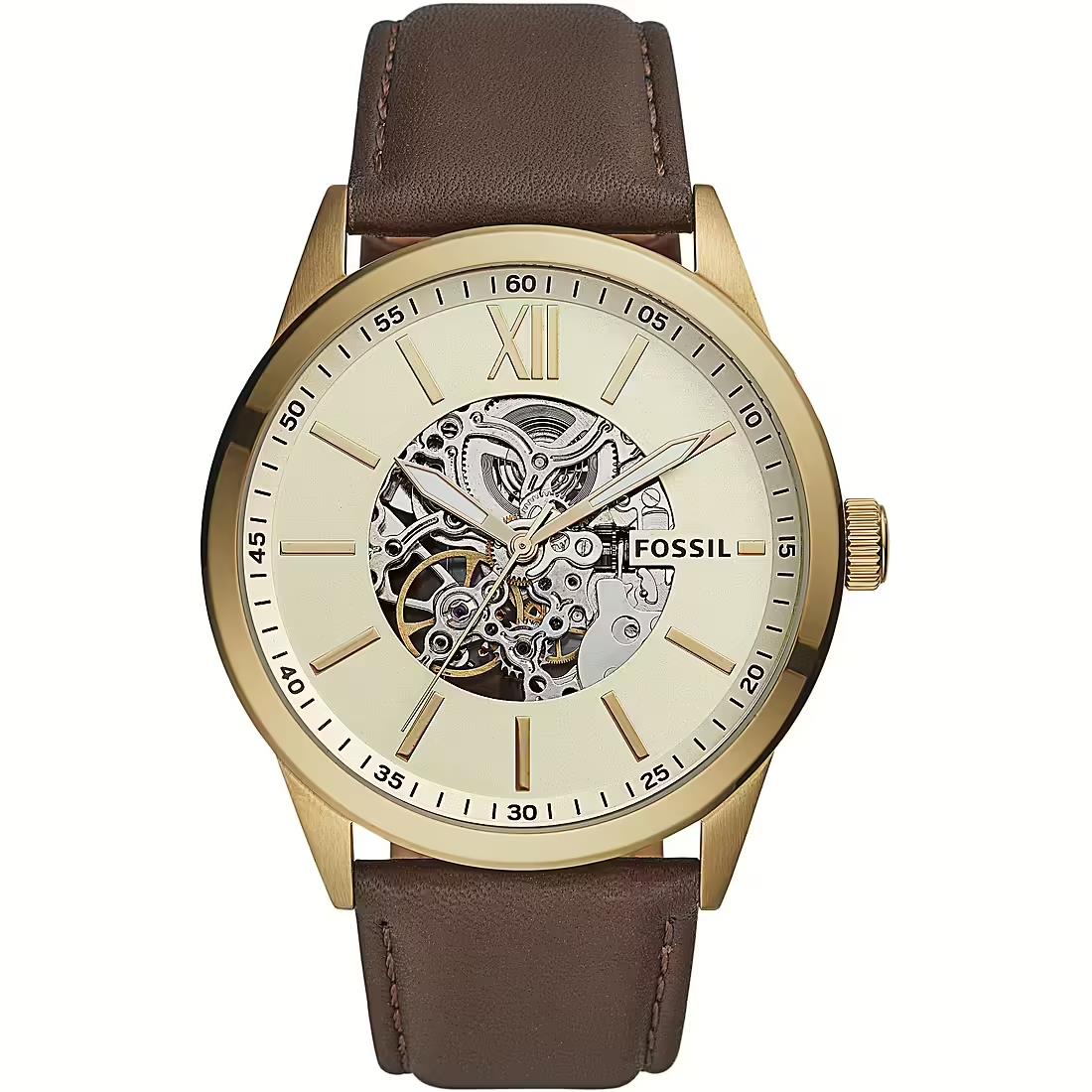Automatic skeleton watch, 48mm case - FOSSIL - Luxury Zone