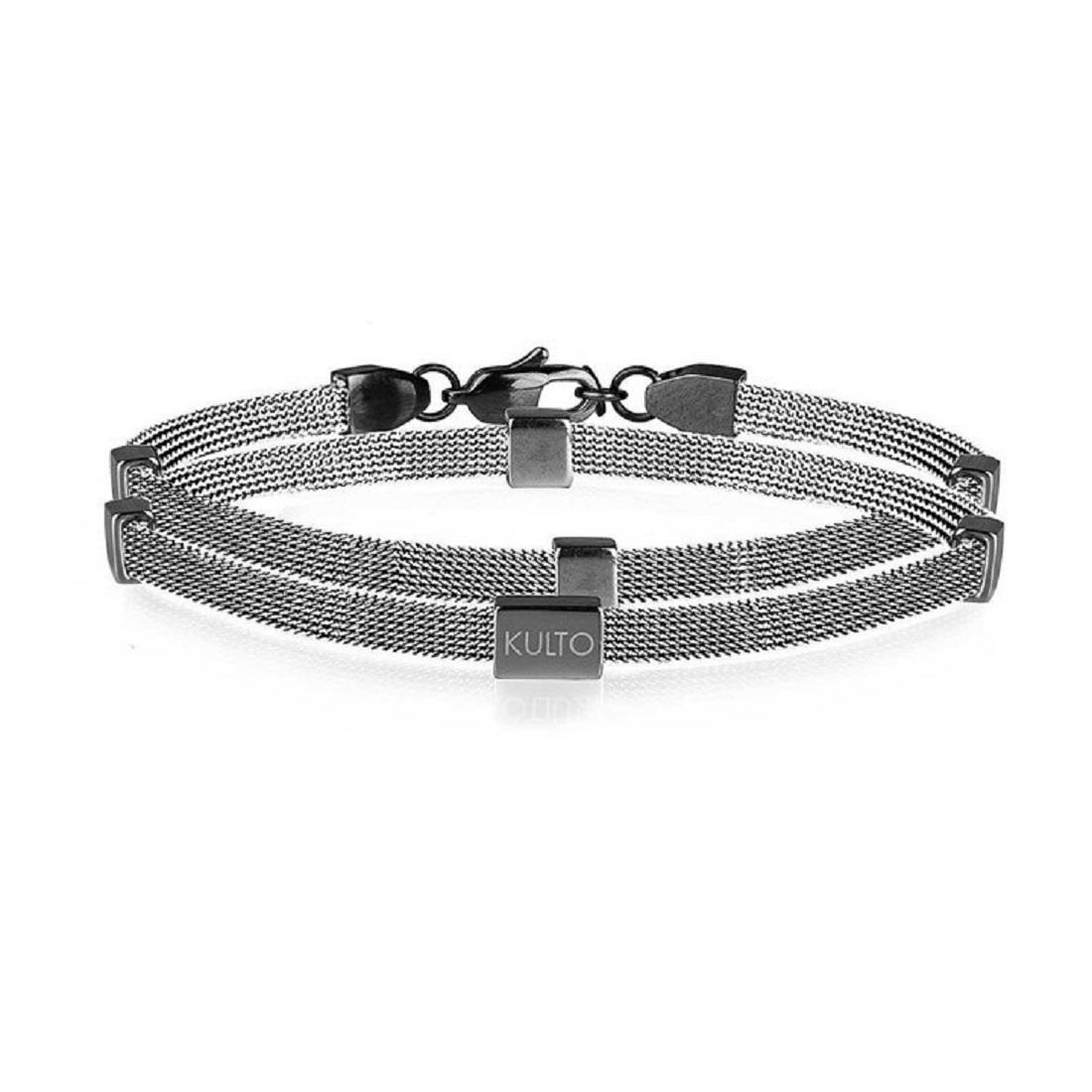 Bracciale uomo in acciaio - KULTO - Luxury Zone